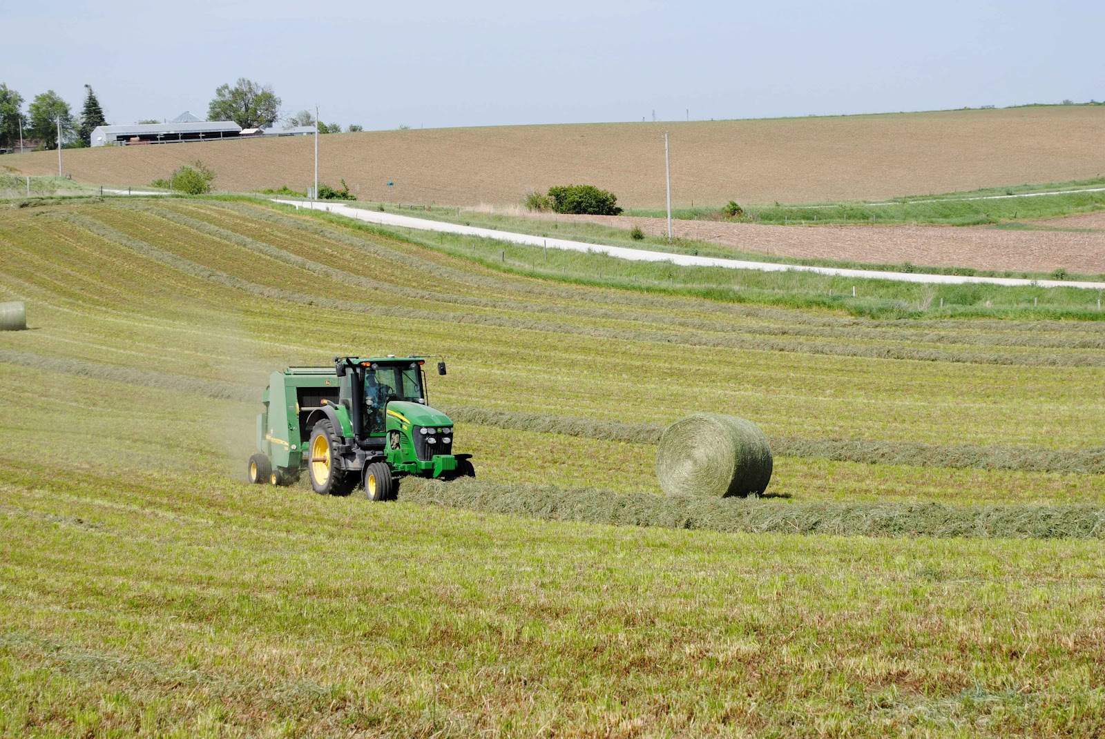 Exercise Finished: First cutting hay