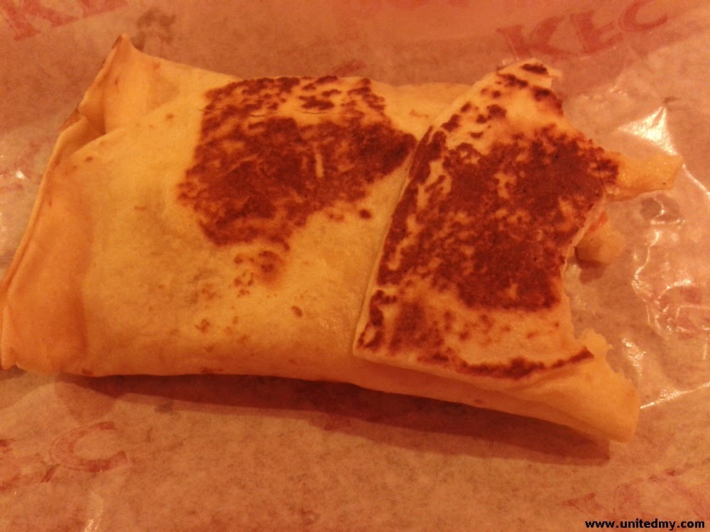Trying Zinger Rice Wrap at KFC Suria Sabah | Unitedmy