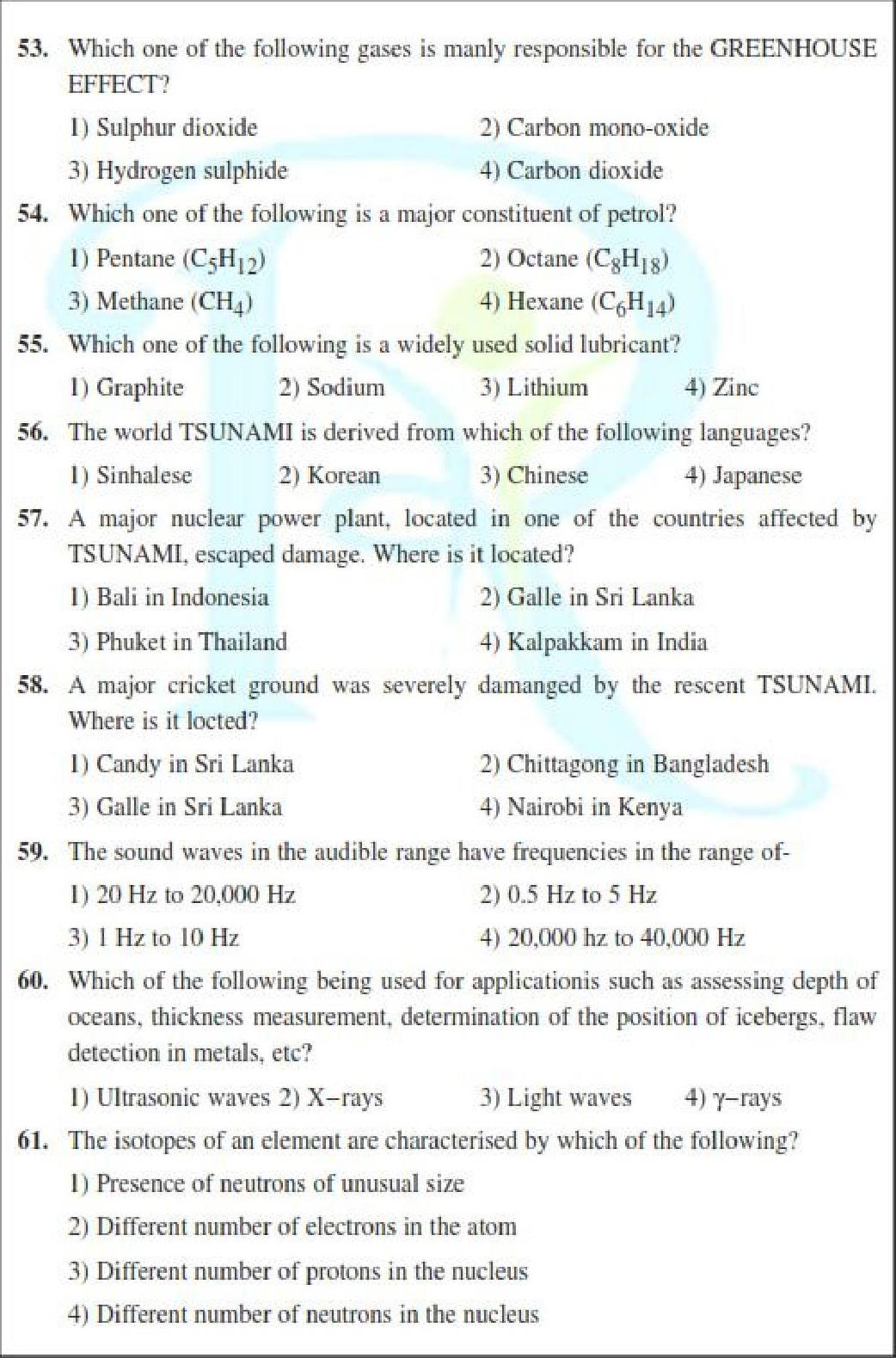 RAILWAY RECRUITMENT BOARD JE PREVIOUS 2010 QUESTION PAPERS WITH ANSWERS ...