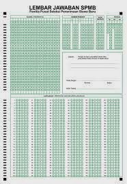 Contoh-contoh LJK SD,SMP,SMA Terbaru - Websiteedukasi.com