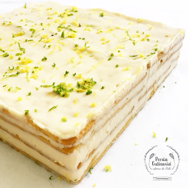 Poesía Culinaria . Sabores de Nati: Postre de limón y galletas, un ...