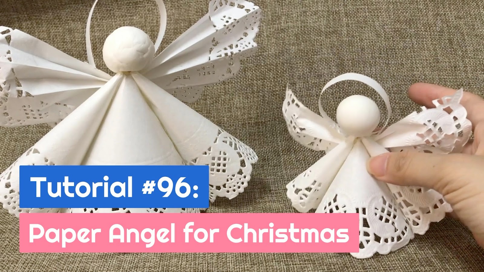 Tutorail #96: Paper Angel for Christmas | The Idea King