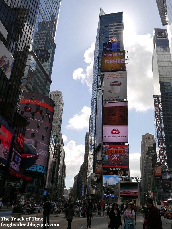 Walking Around the Times Square | The Track of Time