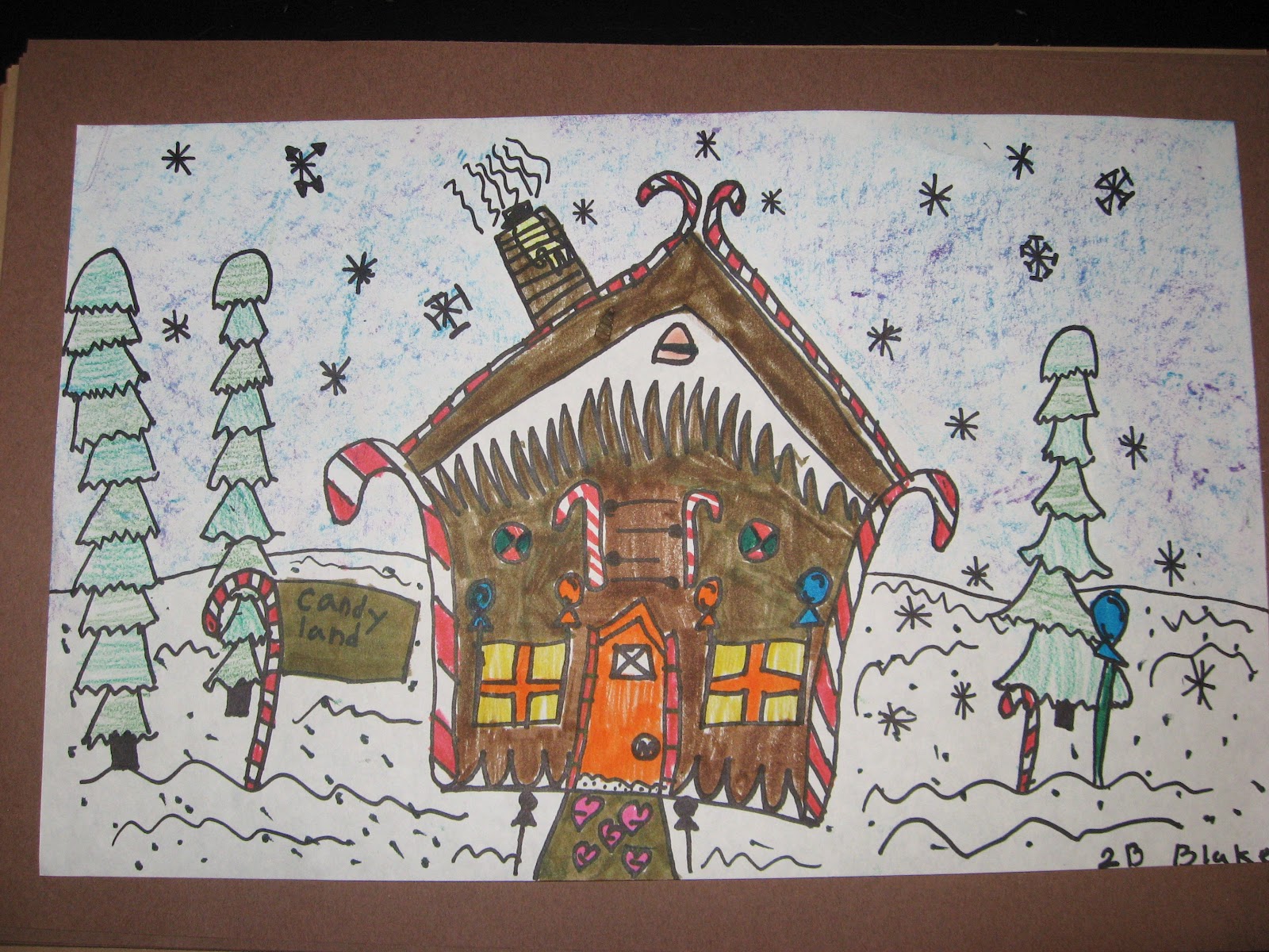 Jamestown Elementary Art Blog: 2nd grade Candy Houses