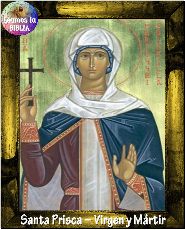 Leamos la BIBLIA: Santa Prisca – Virgen y Martir
