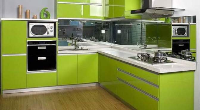 21 Model Tipe Kitchen Sets Hijau - Desain Rumah