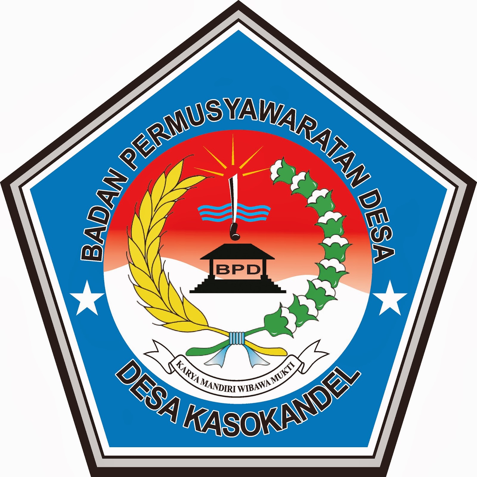 Desa Kasokandel: Logo Desa & Logo BPD