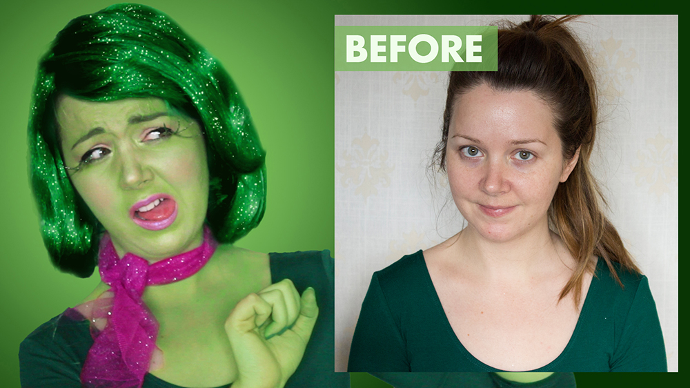 Disgust Makeup Tutorial - "Inside Out" From Disney/Pixar | The Creative ...