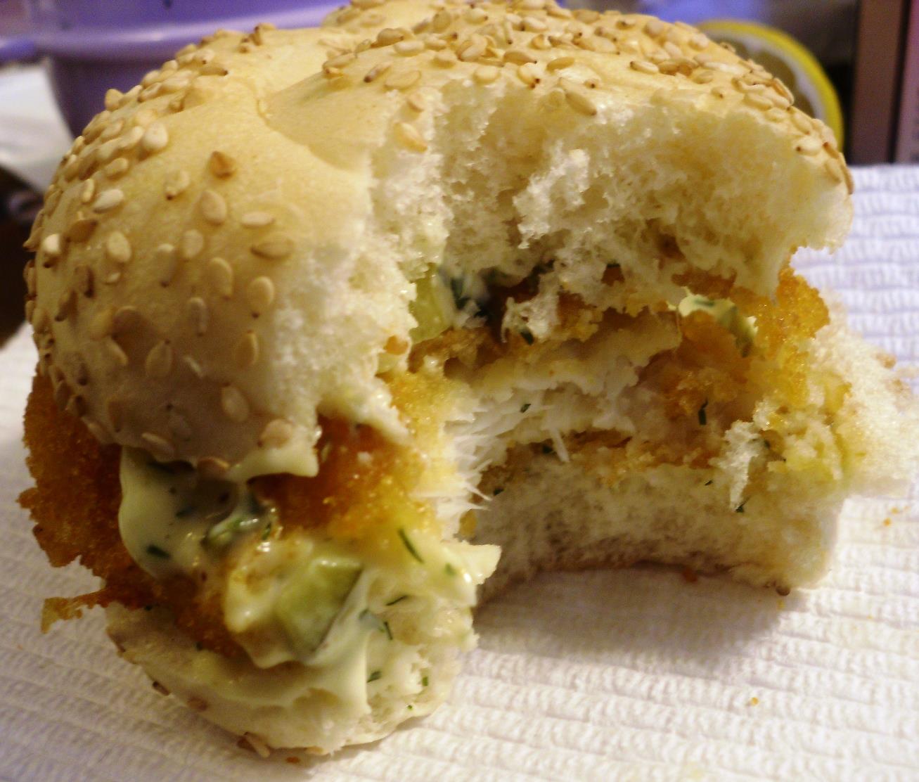 Clever Soiree: Lunch - Homemade Fish Sandwich & Tartar Sauce