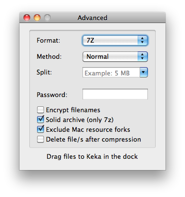 BeHaPPy: 맥용 압축, 7-zip, & Keka