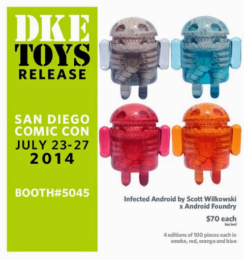 Infected Android by Scott Wilkowski x Android Foundry for #SDCC