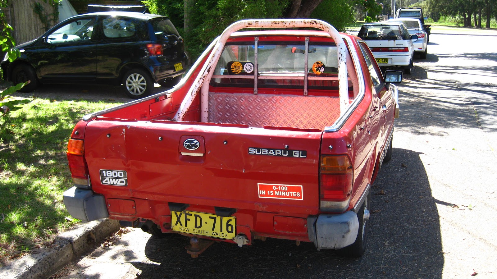 Aussie Old Parked Cars: 1992 Subaru GL Brumby 1800 4WD Ute