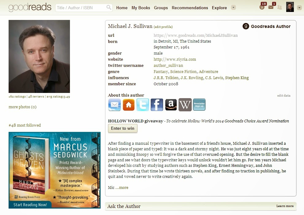 Author Michael J. Sullivan's Official Website: How to make Button Bars ...