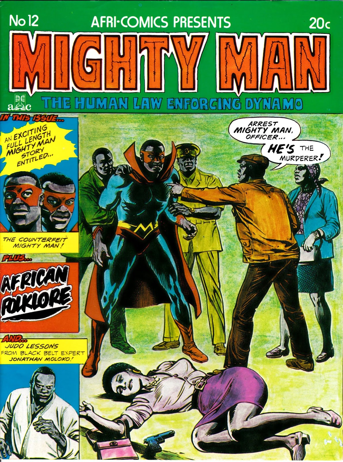 South African Comic Books: Afri-Comics Mighty Man Series