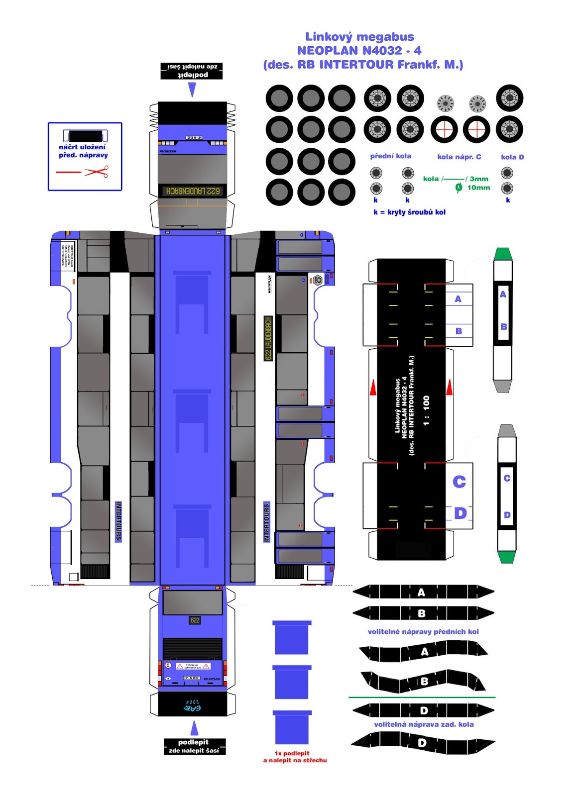 SP. Papel Modelismo: PaperBus NEOPLAN N4032-4