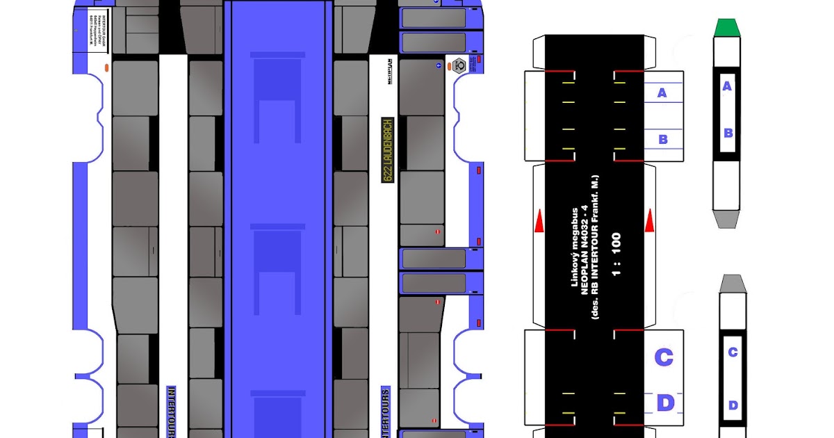 SP. Papel Modelismo: PaperBus NEOPLAN N4032-4