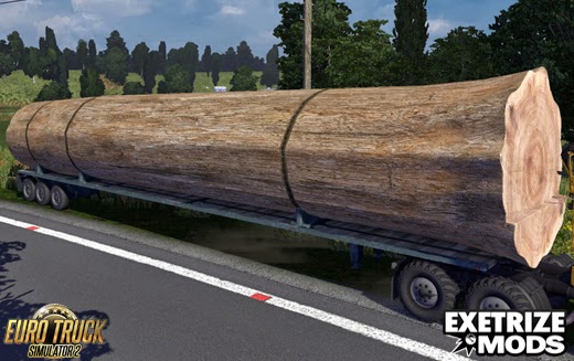 Ets2 Tronco De Madeira Gigante Ext Mods