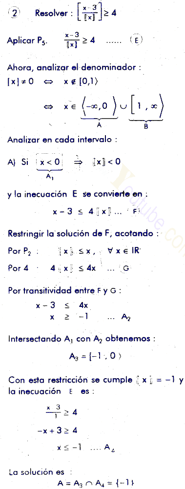 MAXIMO ENTERO EJEMPLOS Y EJERCICIOS RESUELTOS PDF