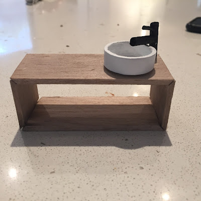 Modern Dollhouse DIY: Modern Miniature Bathroom Sink