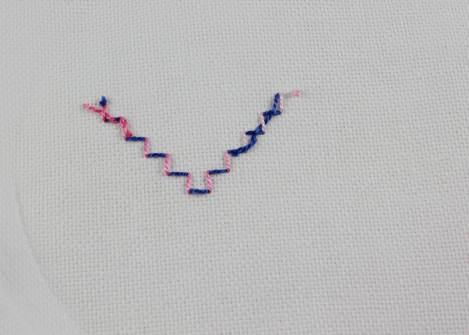 big B: 100 Stitches - Holbein Stitch