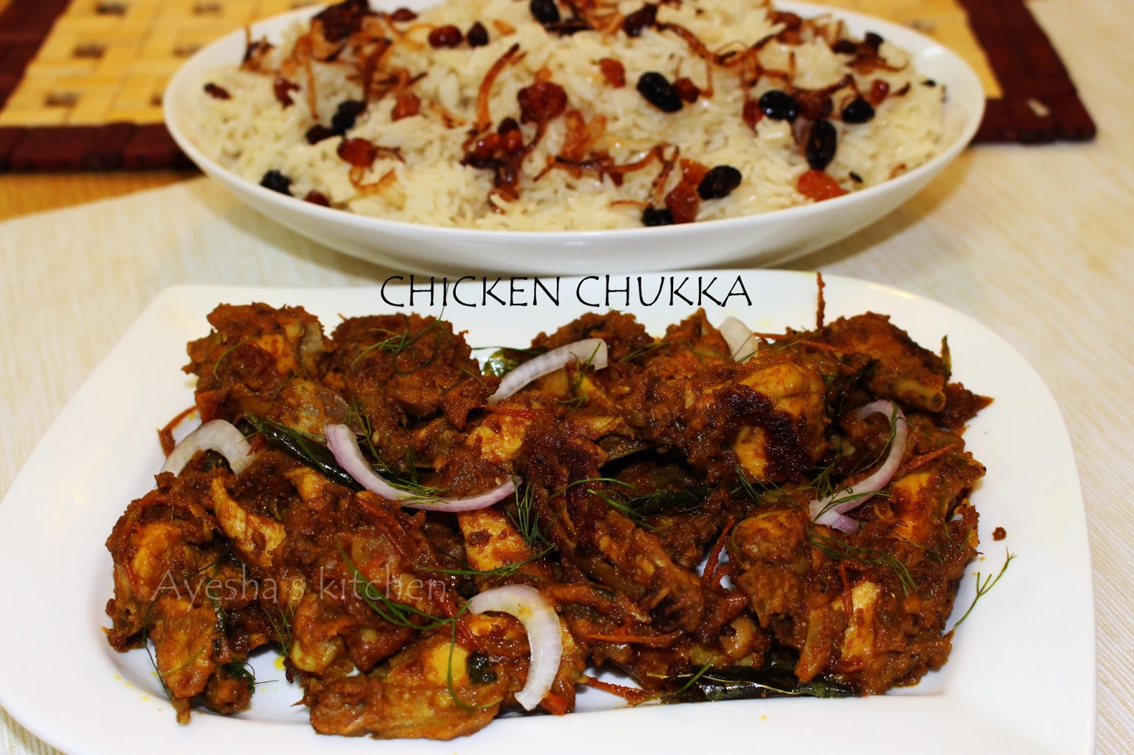 CHICKEN RECIPES - CHICKEN CHUKKA / CHICKEN SUKKA RECIPE