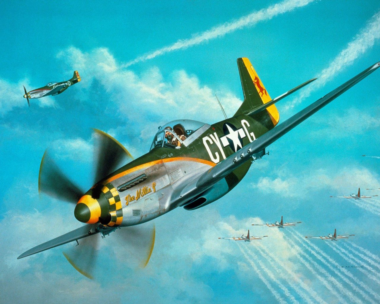 P-51 Mustang Art