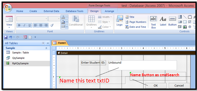 MS Access: Display a Single Record in a Microsoft Access Report