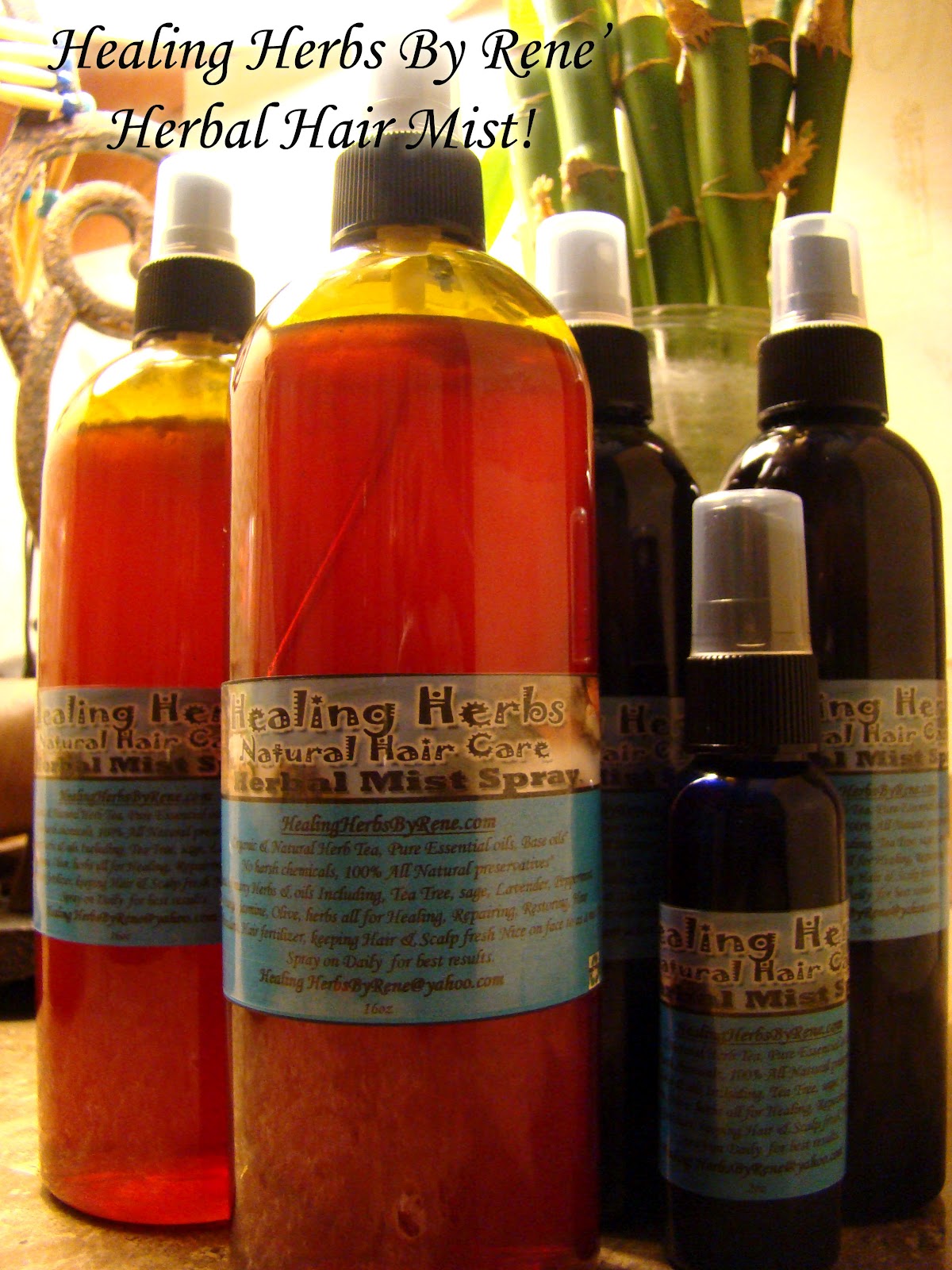 Healing Herbs By Rene' Natural Organic Hair & Skin Products: September 2012