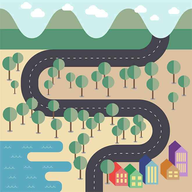 The Creative Apprentice : How To Create a Flat Style Vector Map in ...