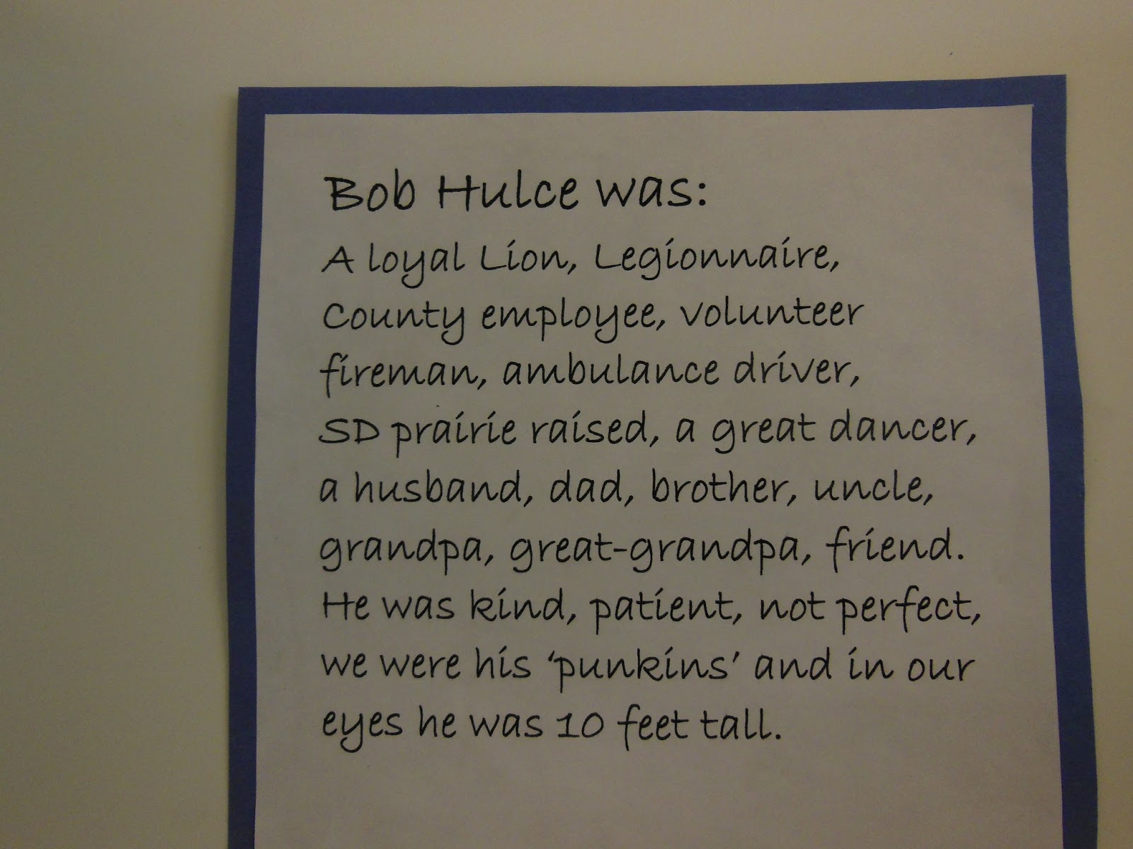 Hullinger Heritage: Robert Eugene Hulce