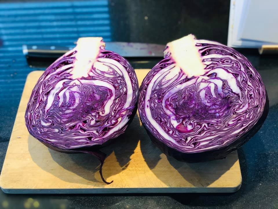 HEX - passie voor zelfmaken: De rode kool was een beetje groot ...