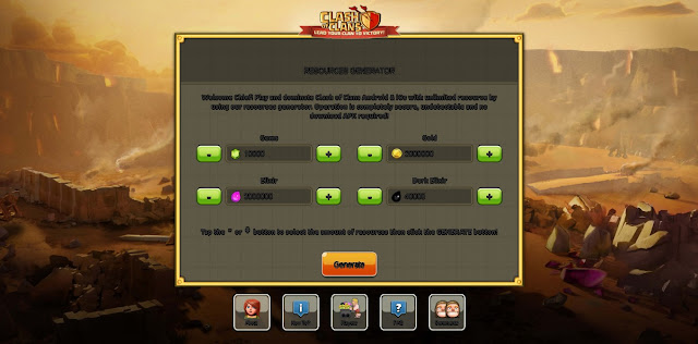 Script Phising Clash of Clans Resource Generator, Langka - ExploitPedia