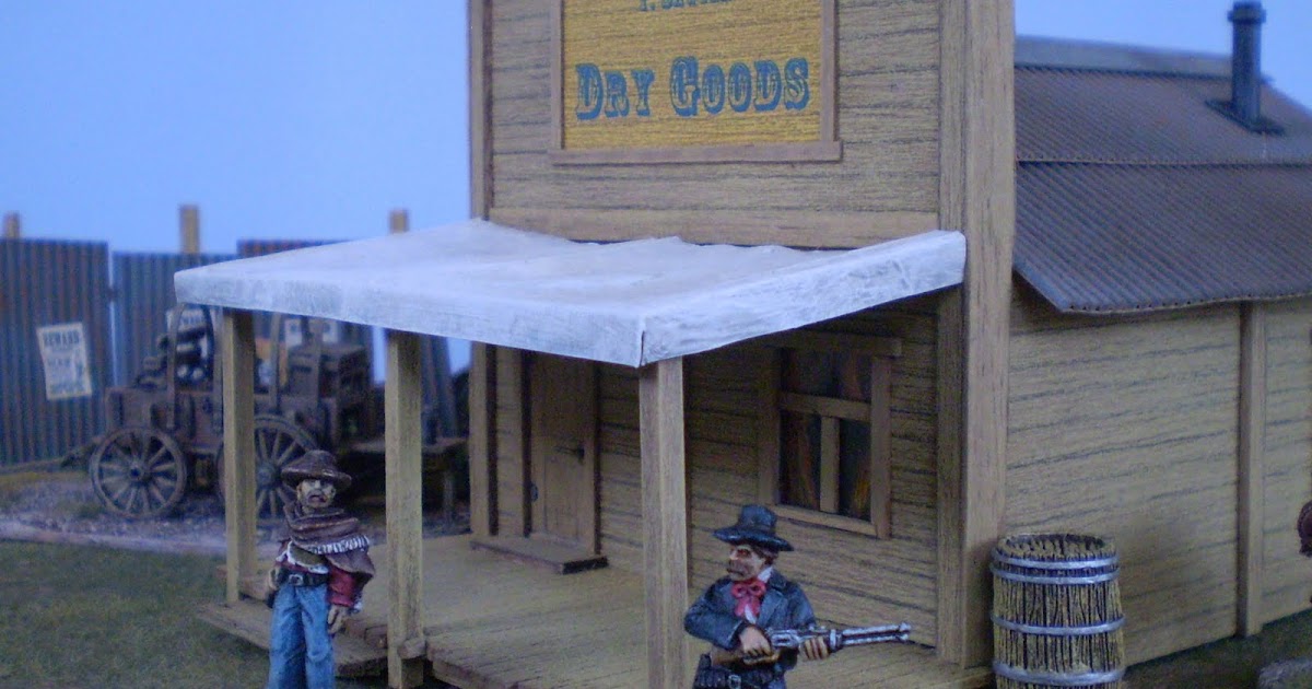 Colonel O'Truth's Miniature Issues: Old West - Building Tutorial