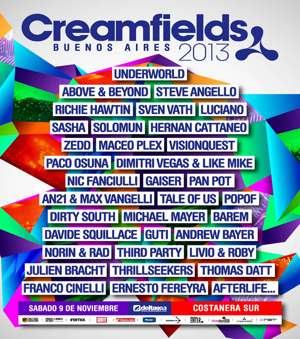 Todo Creamfields Buenos Aires 2013: creamfields 2013