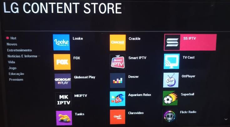 COMO INSTALAR O APLICATIVO SSIPTV NA SMART TV LG