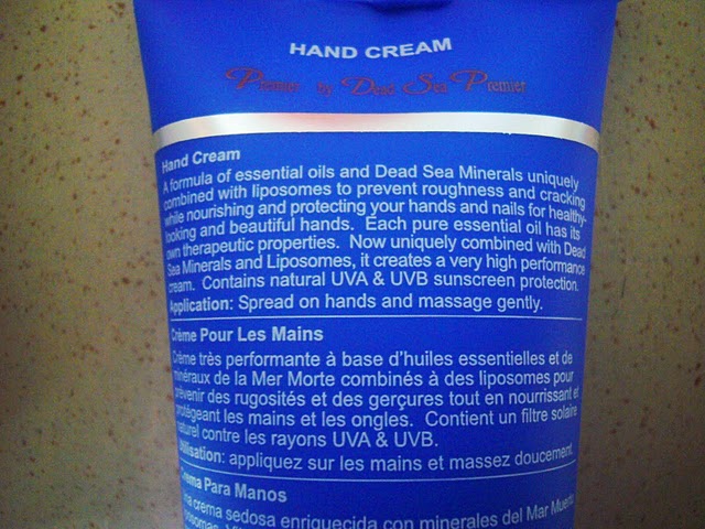 Sleepy Beauty : Premier Dead Sea Luxury Collection Hand Cream