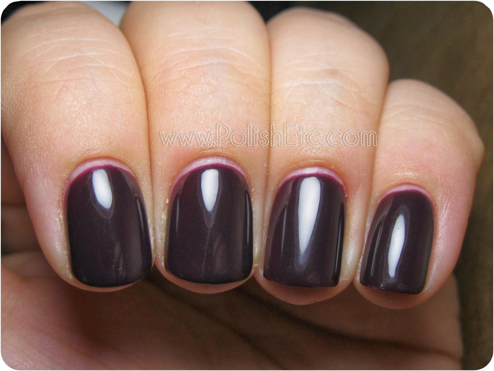 Gelish Love Me Like A Vamp Swatches and Review! - Polish Etc.