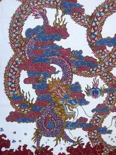 Batik Tulis Lasem Naga | Batik Tulis Painting