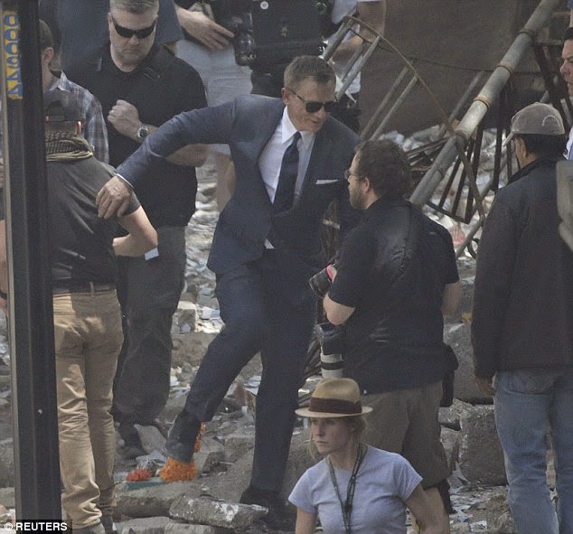 007 TRAVELERS: "SPECTRE" explosion photos (SPOILER ALERT!)