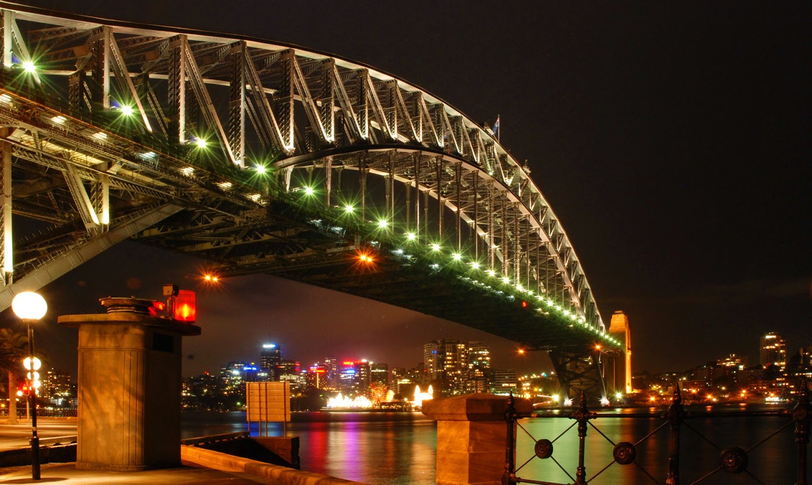 Beautiful Bridge Scene At Night 4u HD Wallpaper - all 4u wallpaper