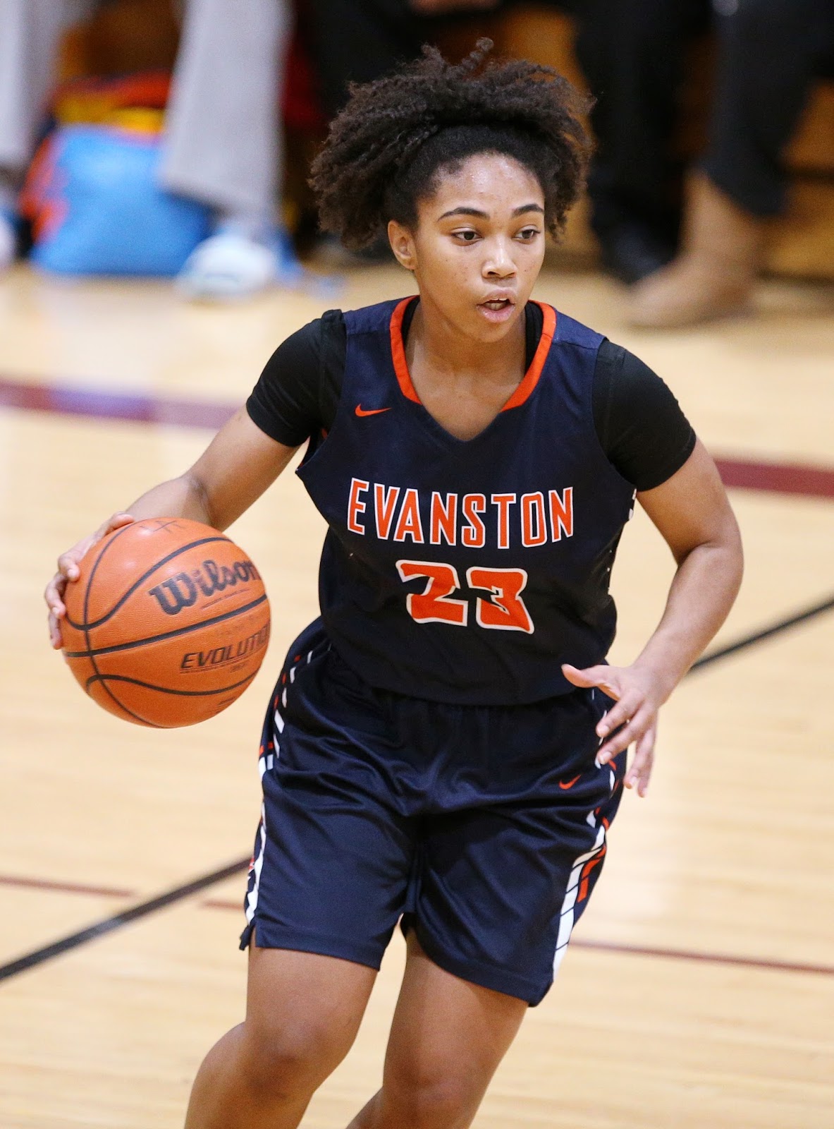 Mark Kodiak Ukena: IHSA Varsity Girls Basketball: Evanston vs Loyola ...
