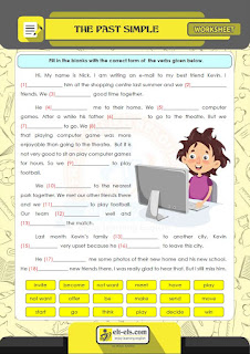 Worksheet: The simple past tense | www.elt-els.com