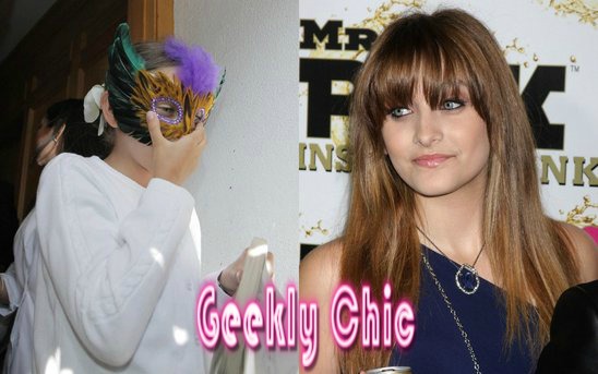 Geekly Chic: Celebrity News: Michael Jackson's Daughter Paris Reveals ...