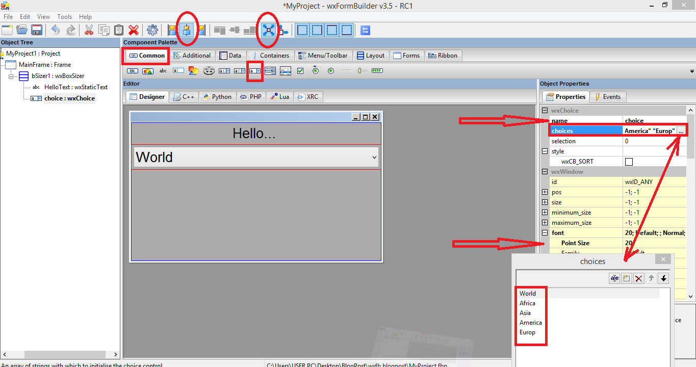 Geospatial Solutions Expert: wxFormBuilder - Tutorial on “A GUI for making GUIs” for Python