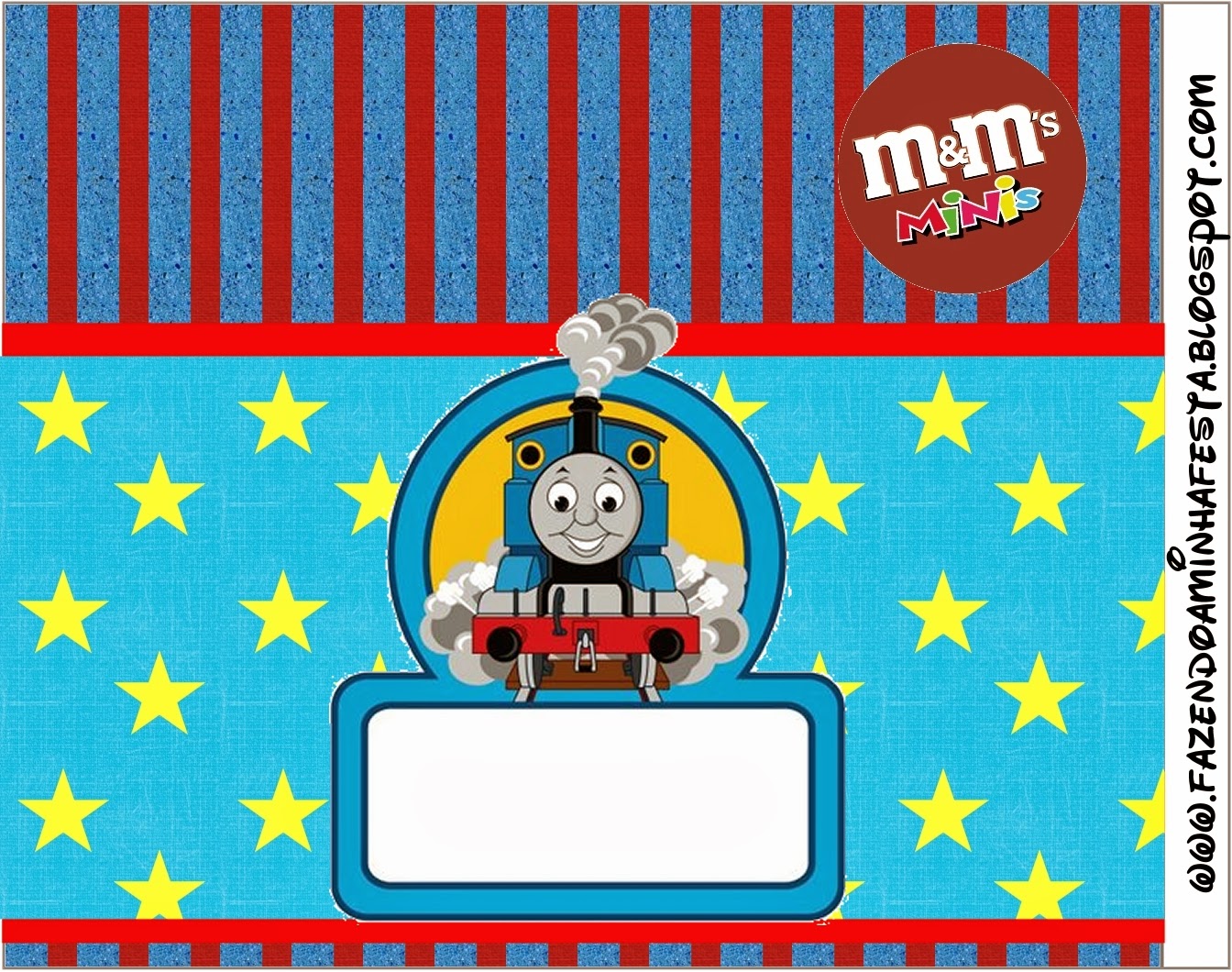 Thomas the Train: Free Printable Candy Bar Labels. - Oh My Fiesta! in ...