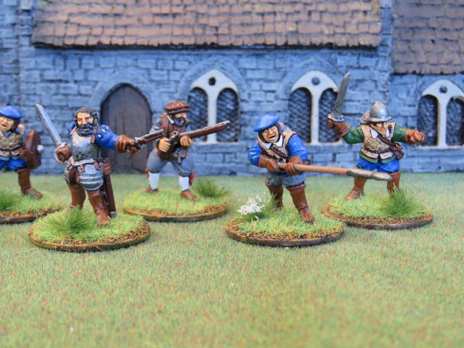Dispatches from the Mess: Border Reivers in 28mm