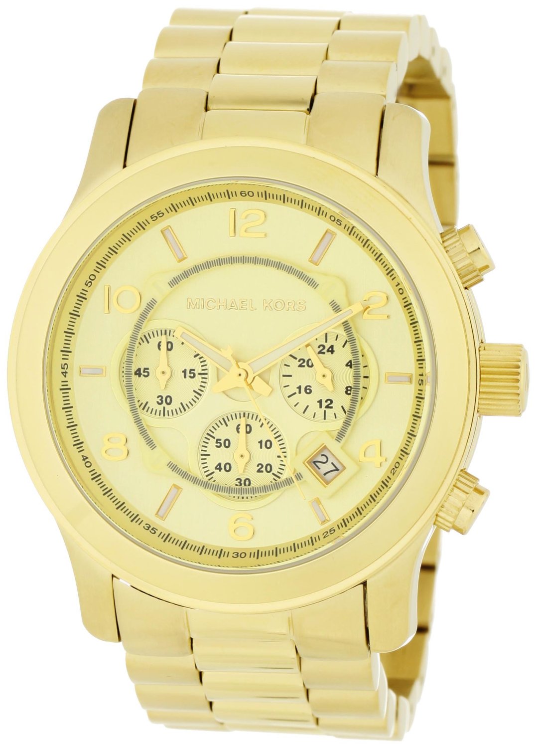 Watch Couple: Michael Kors MK8077 Gold-Tone Men's Watch