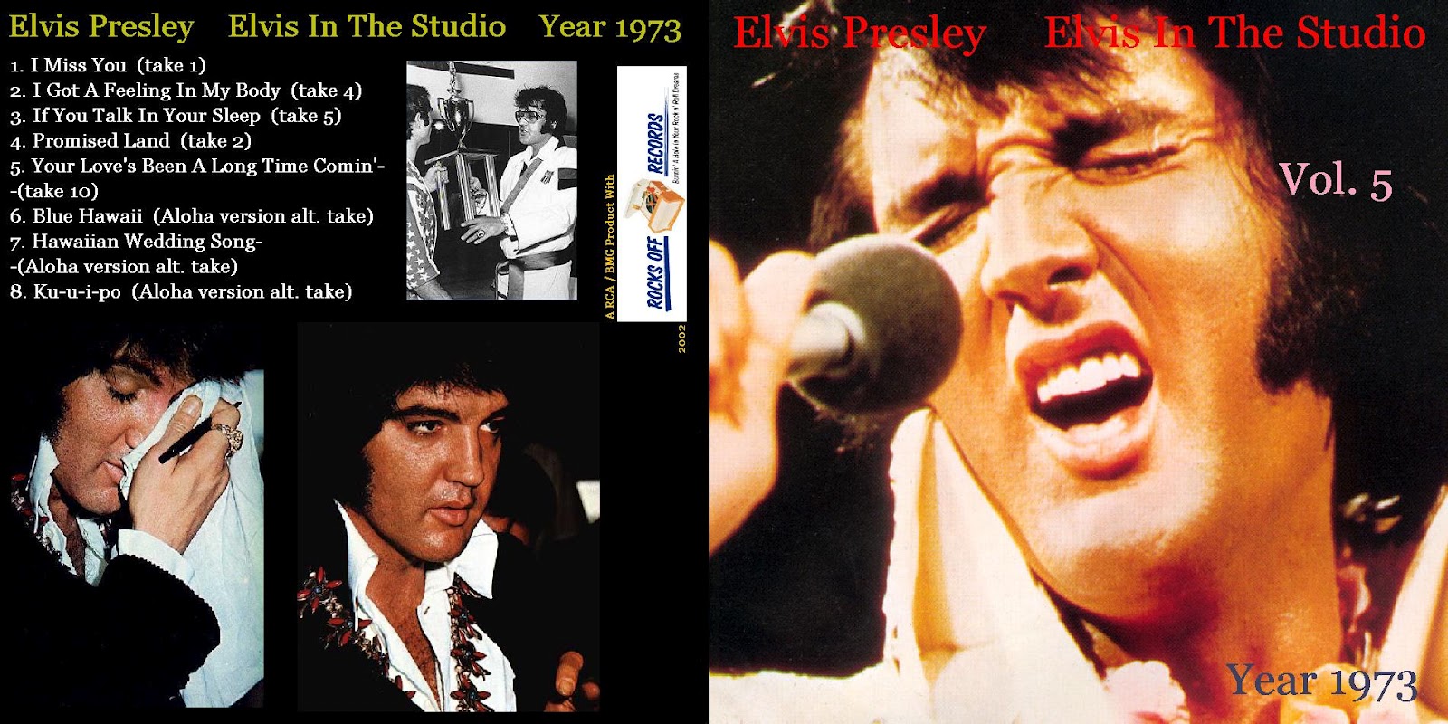 ELVIS JAR: - ELVIS IN THE STUDIO 1973 VOL. 5