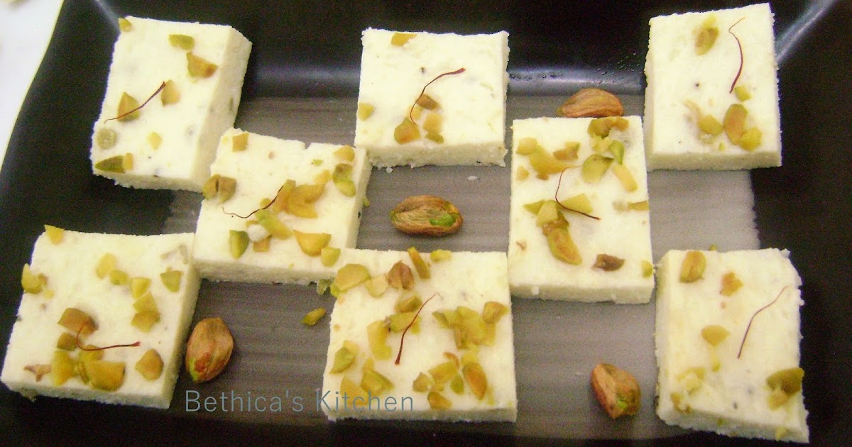 Bethica's Kitchen Flavours: Bhapa Shondesh (Bengali Steamed Sandesh)