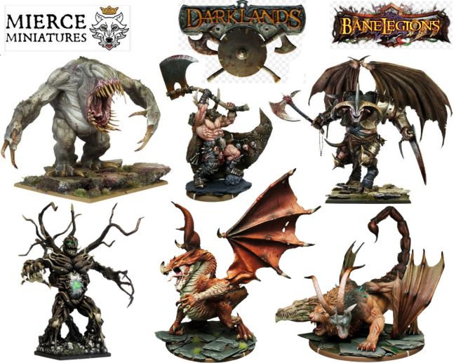 Wargame News and Terrain: Element Games: Mierce Miniatures Darklands ...